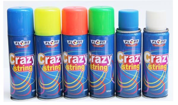 Holiday Carnival Silly String Spray , High Glossy Bright Fun String Spray