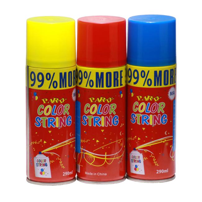 Eco-Friendly and Colorful Party String Spray for Memorable Parties