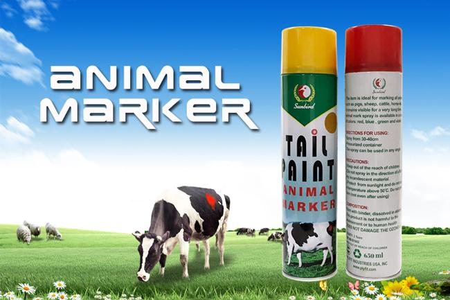 Weatherproof Sheep Marking Spray Paint Cattle Cow Tail Paint