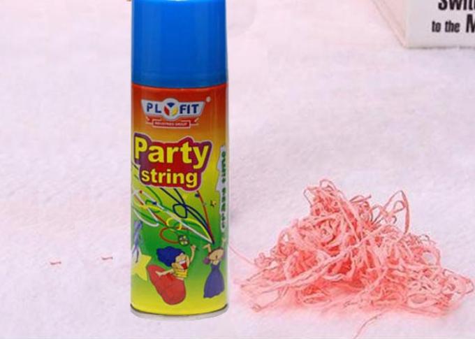 Colorful Non Flammable EN71 Party String Spray