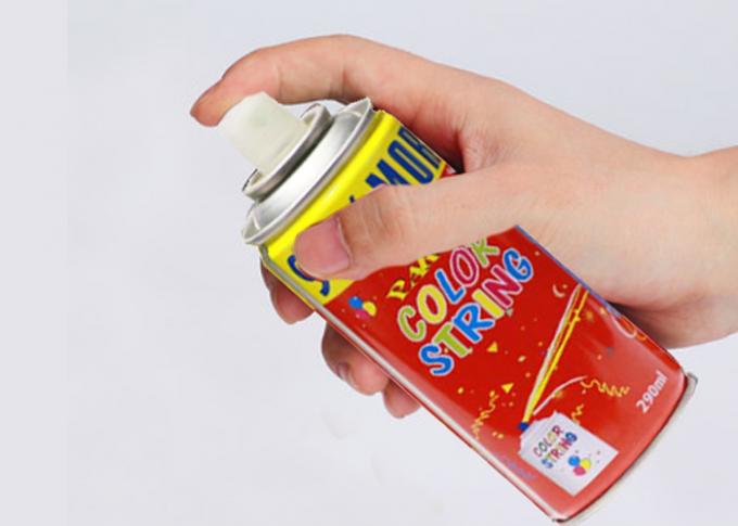 Glossy Color 4-5 Meters Anti Flammable Silly String Spray