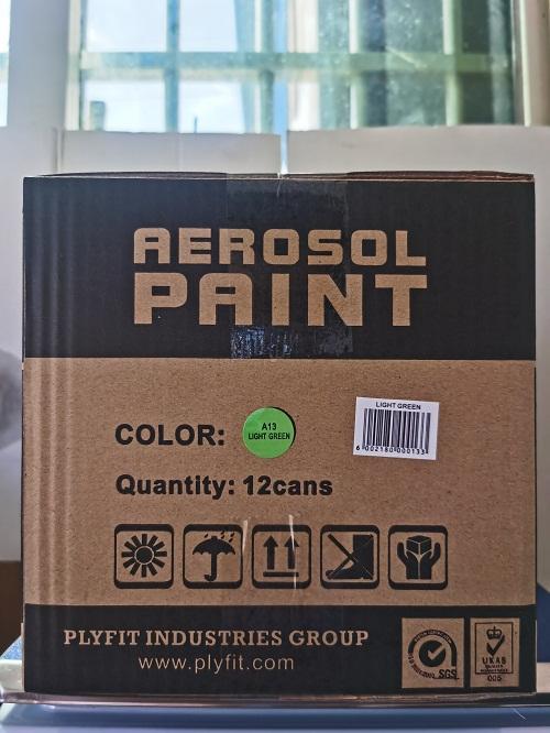 Transparent 10min Dry 400ml Automotive Aerosol Spray Paint