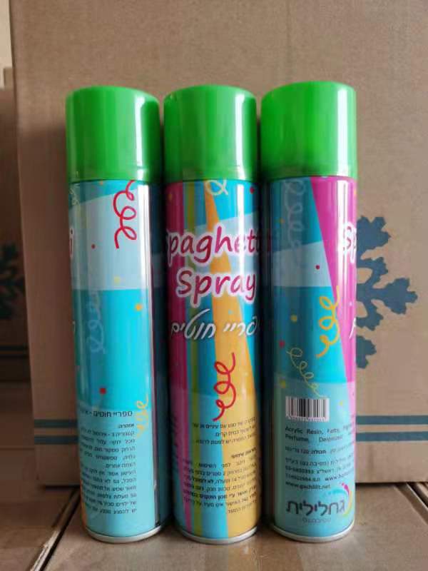 Customized Eco Friendly Party Silly String Spray Colorful For Birthday