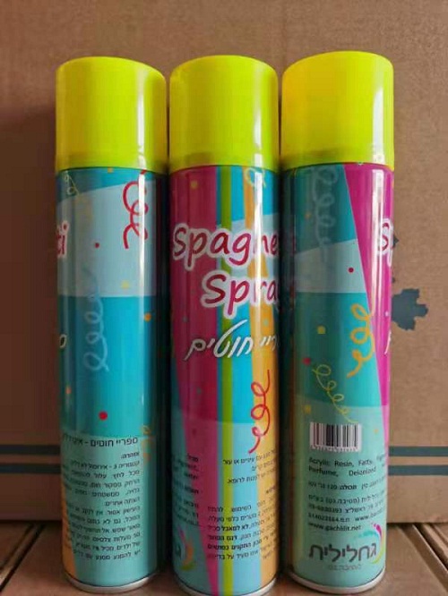 Customized Eco Friendly Party Silly String Spray Colorful For Birthday