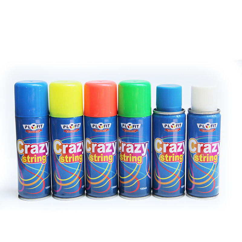 Mixed Colors Party Silly String Spray Crazy Colourful Silly String ...