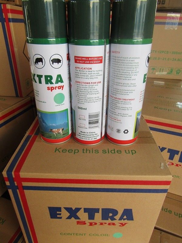 Farm Animal Marker Paint Fast Dry Good Luster Livestock Marking Spray Paint