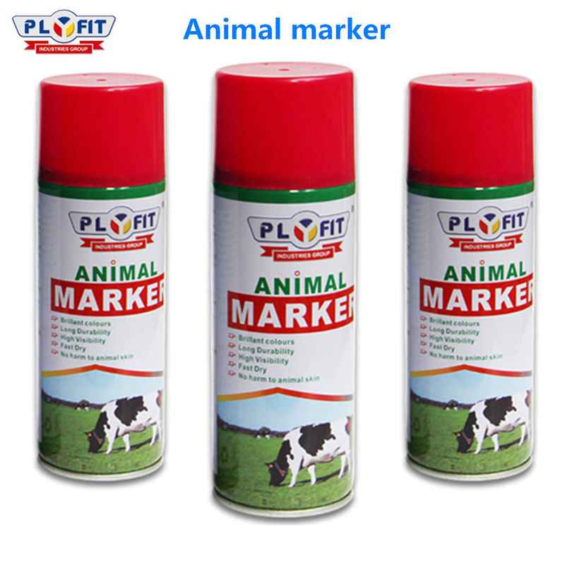 PLYIT Fast Dring Livestock Identification Paint Aerosol Animal Tagging ...