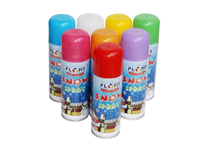 Artificial Aerosol Party Snow Spray For Carnival / Festival Christmas ...