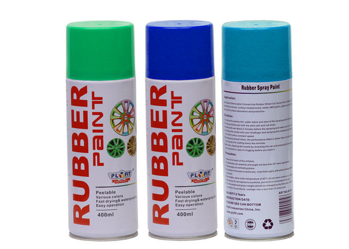 400ML Green Rubber Coat Spray Paint , Exterior Blue.green ,red Plasti ...