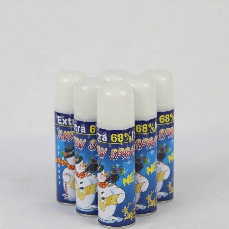 Crazy Color PP Cap Tinplate Can 200ml Party Snow Spray