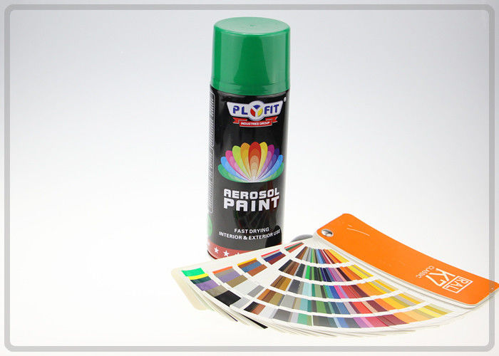 Multi Color 400ml Custom Aerosol Spray Paint For Metal Wood Plastic