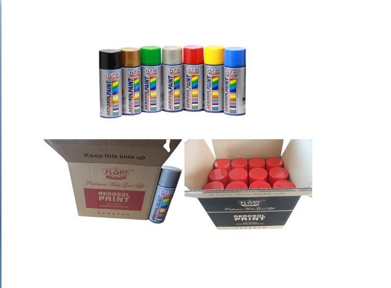 Multi Purpose Aerosol Spray Paint Liquid Coating Turquoise / Red Spray ...