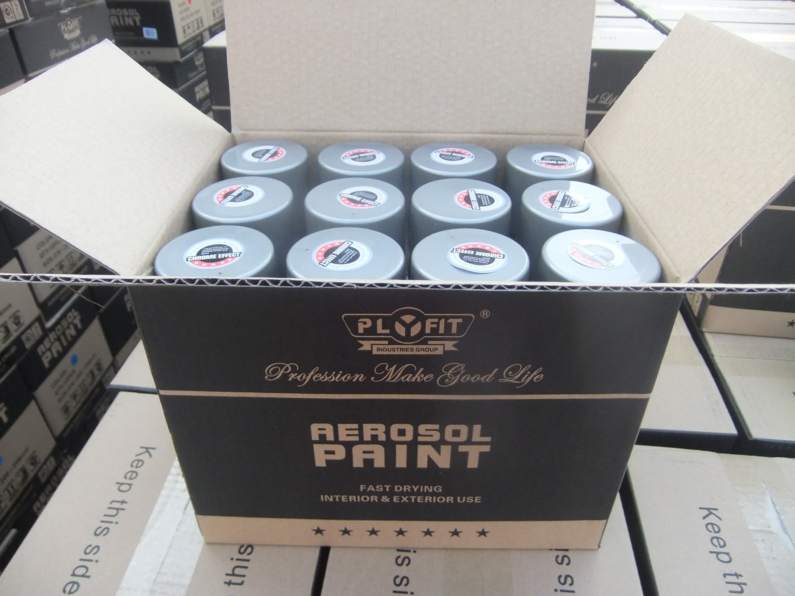 400ml Chrome Metallic Paint Gold Effect Acrylic Aerosol Spray Paint