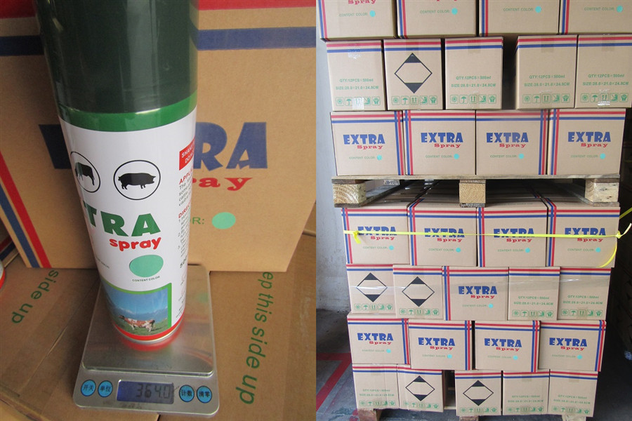 PLYFIT Antiseptic Animal Marking Spray Paint Fast drying Tail Paint For ...