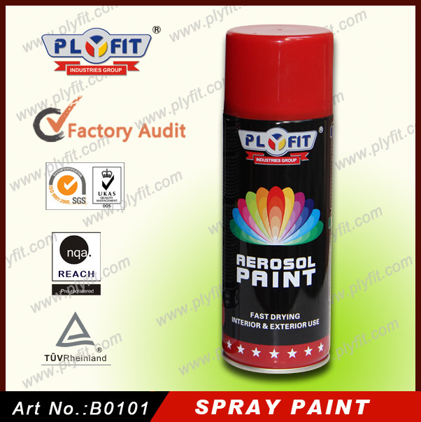 Liquid Coating Tinplate Can 400ML ISO9001 Acrylic Spray Paint