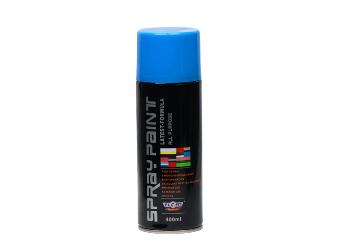 Durable Acrylic Lacquer Spray Paint , Handy Matte Blue Spray Paint Anti ...
