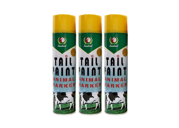 Acrylic Yellow Cattle Animal Marking Paint No Harm To Skin Fading ...