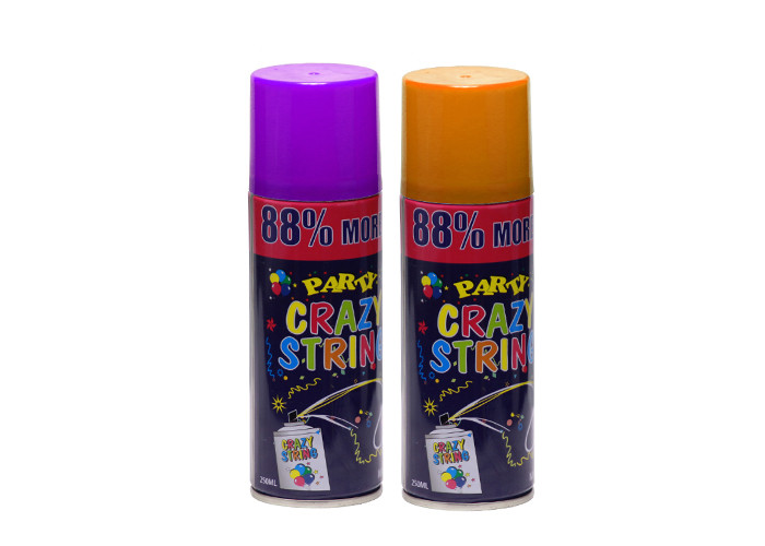 250ML Fluorescent Party String Spray Easy To Clean Eco - Friendly No ...