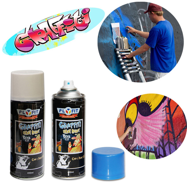 Fading Resistant Aerosol 500ml Graffiti Artist Spray Paint Enviromental ...