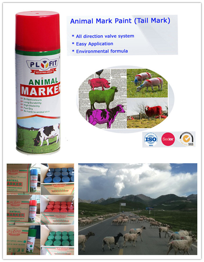 400ml 600ml Animal Marker Spray for Farm Pig Cattle Sheep Tag Tail
